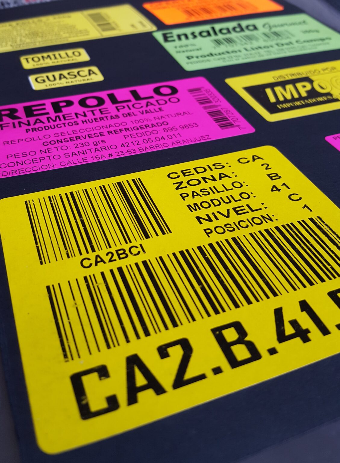 Etiquetas Adhesivas para Codigos de Barras - BARCODE